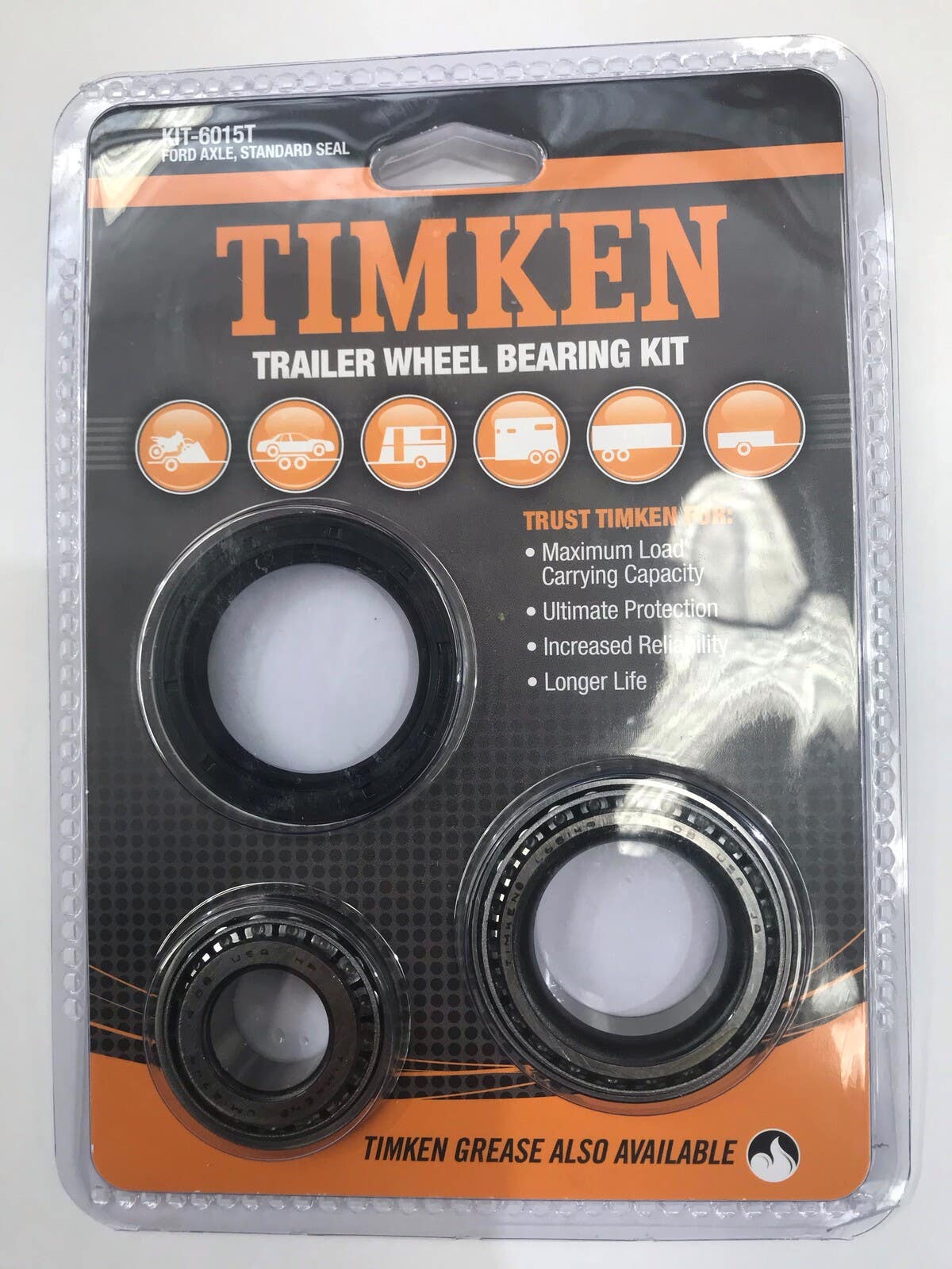 WHEEL BRG KIT TRAILER STD FORD AUTO KIT KIT6015 900CA ...